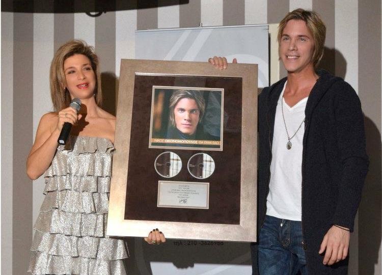 Double Platinum Award for Nikos Economopoulos