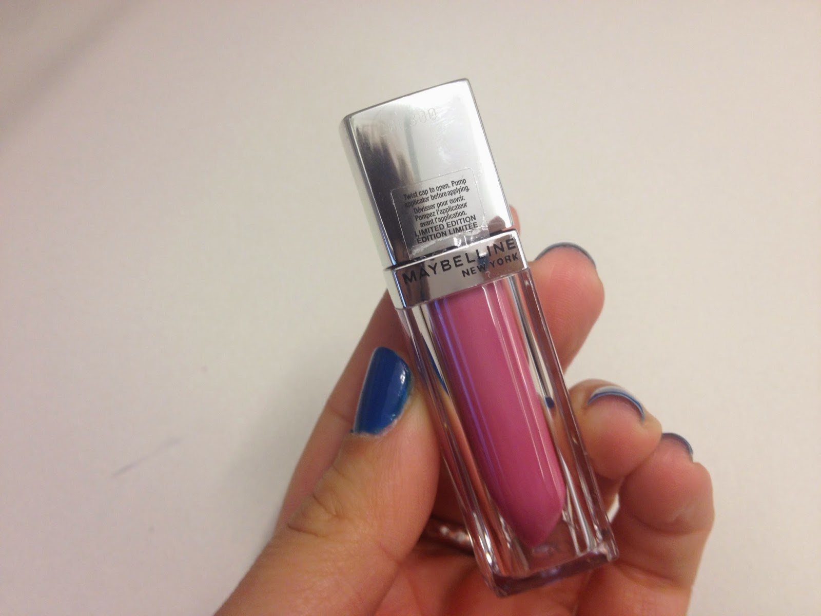MAYBELLINE THE ELIXIR COLOR SENSATIONAL SWATCHES -luminous lilac ...
