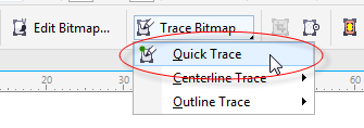 Auto Trace, Quick Trace, Trace Bitmap di CorelDRAW | Belajar CorelDRAW