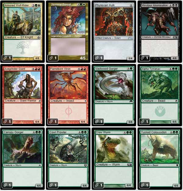 Magic the Gathering Adventures: Vanilla Creatures