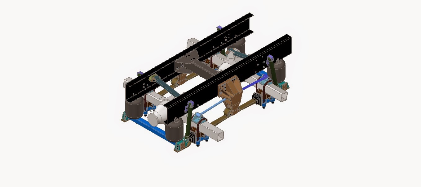 Novel Non-Torque Reactive Trailing Arm Air Suspension