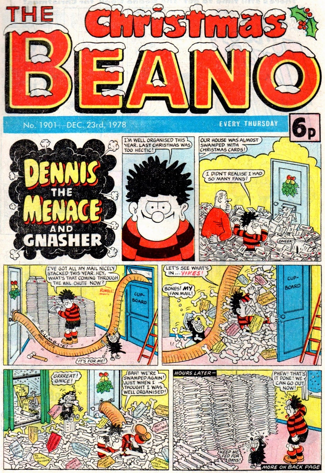 CRIVENS! COMICS & STUFF!: MY VERY 'FIRST' CHRISTMAS BEANO...