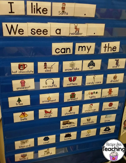 Create a Sentence - Recipe for Teaching