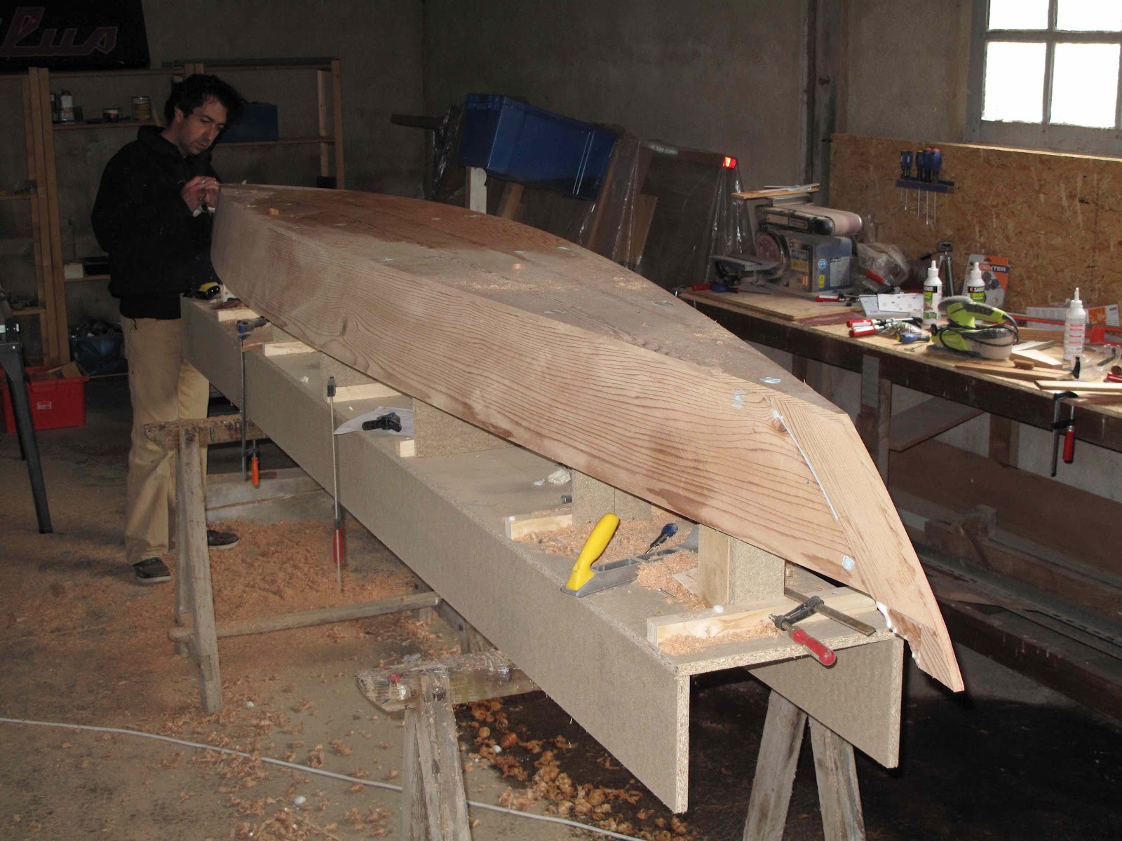 les poissons des arbres: construction d'une périssoire #8