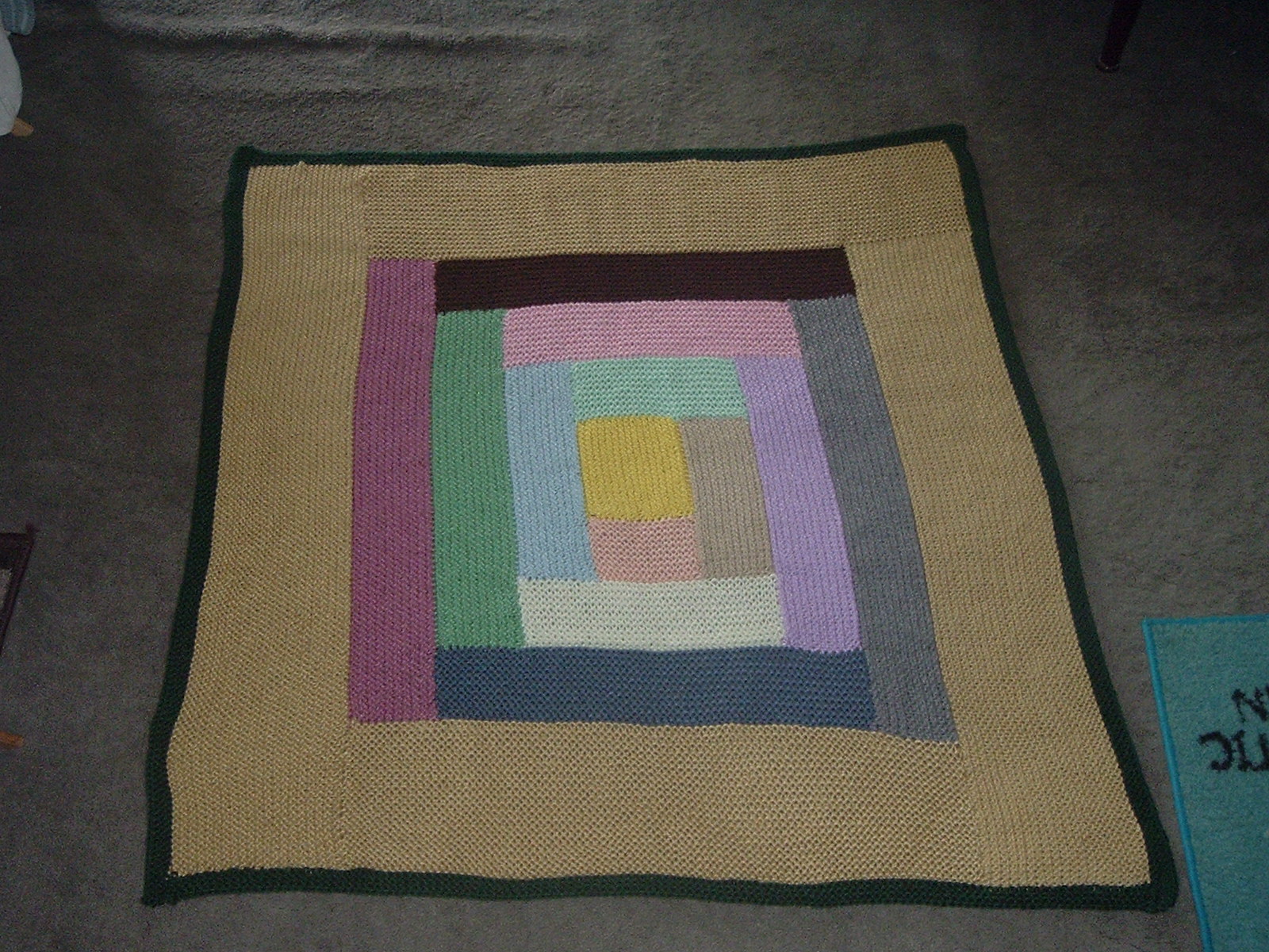 Knit and Pray: Log Cabin Blanket