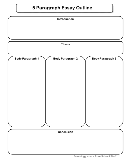 Essay/Writing Graphic Outline | Free Download | Elle's Teaching Files