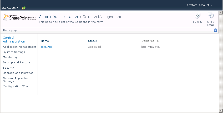 Helix Consulting: SharePoint 2010 wsp Deployment from PowerShell
