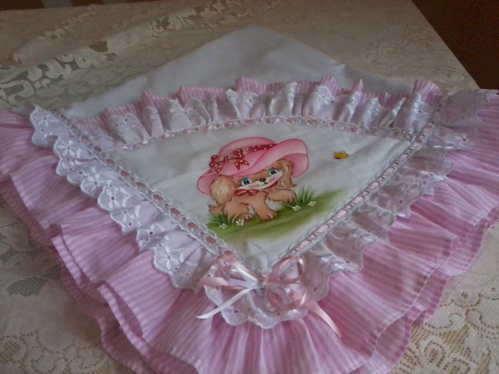 ANGELA FRALDAS: MANTAS PARA BEBE PINTADA A MÃO