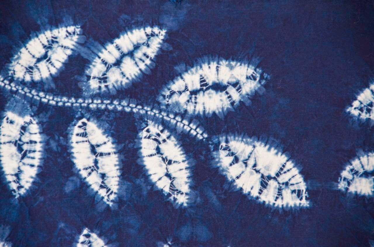 Momiji Studio: Kumo shibori (III): Leaves