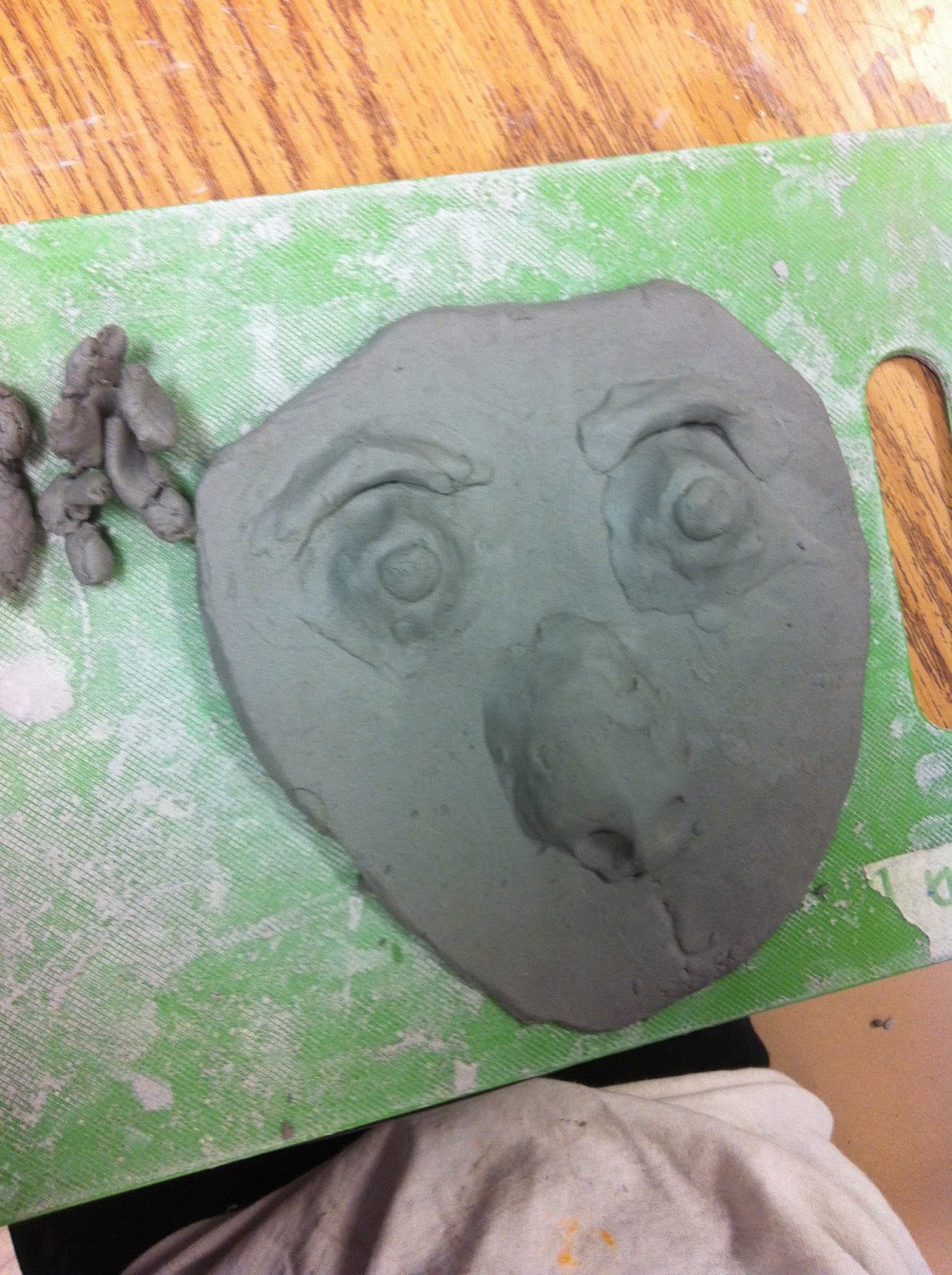 ChumleyScobey Art Room: Clay Animal Masks with 3rd Grade