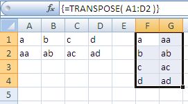 Arivilm: Transpose() Function