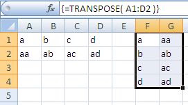 Arivilm: Transpose() Function