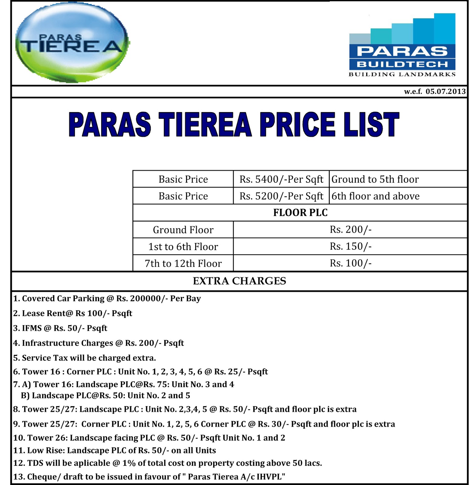 Paras Tierea High Rise - Noida: Paras Tierea High Rise