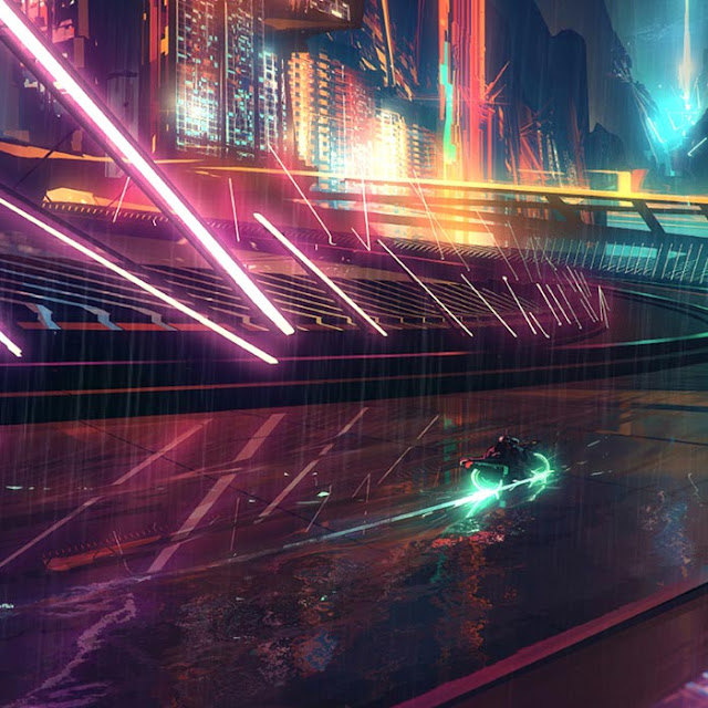 Cyberpunk Motorway Wallpaper Engine