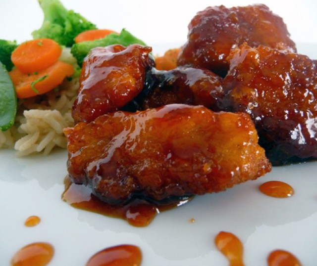 Receta de Cocina Pechugas de Pollo Agridulce