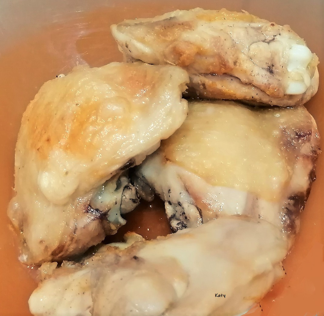 Para hincar el diente K+M = M+K: Muslos de pollo al mojo picón