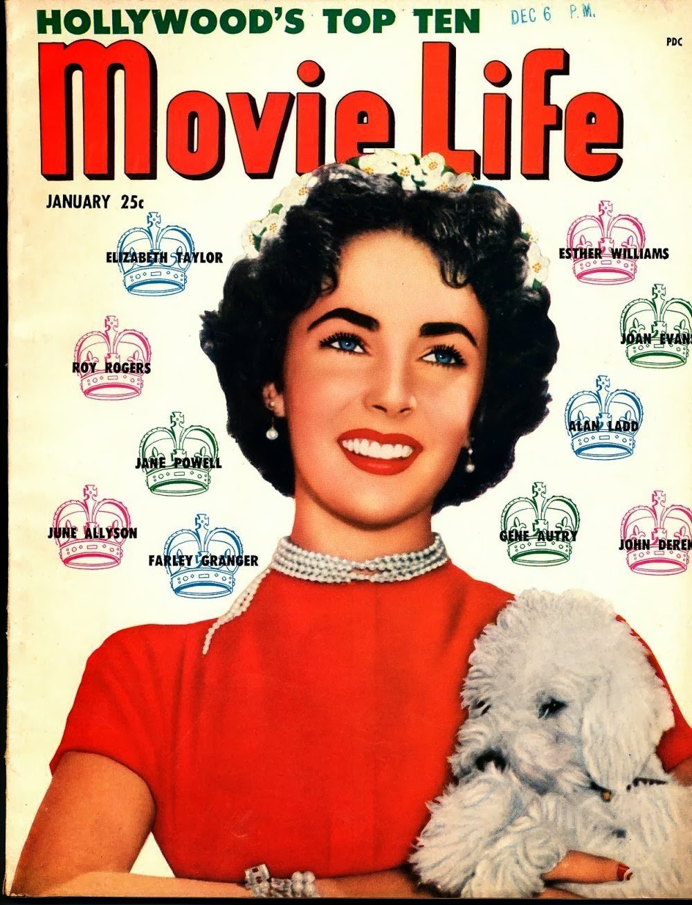 Elizabeth Taylor: Elizabeth Taylor & Movie Life Magazine