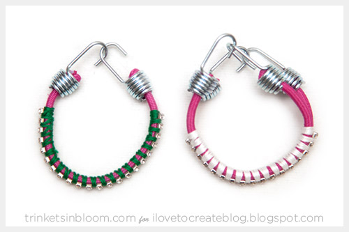iLoveToCreate Blog: DIY Rhinestone Bungee Bracelets