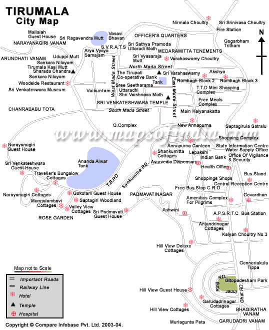 TELUGU WEB WORLD: TIRUMALA CITYMAP