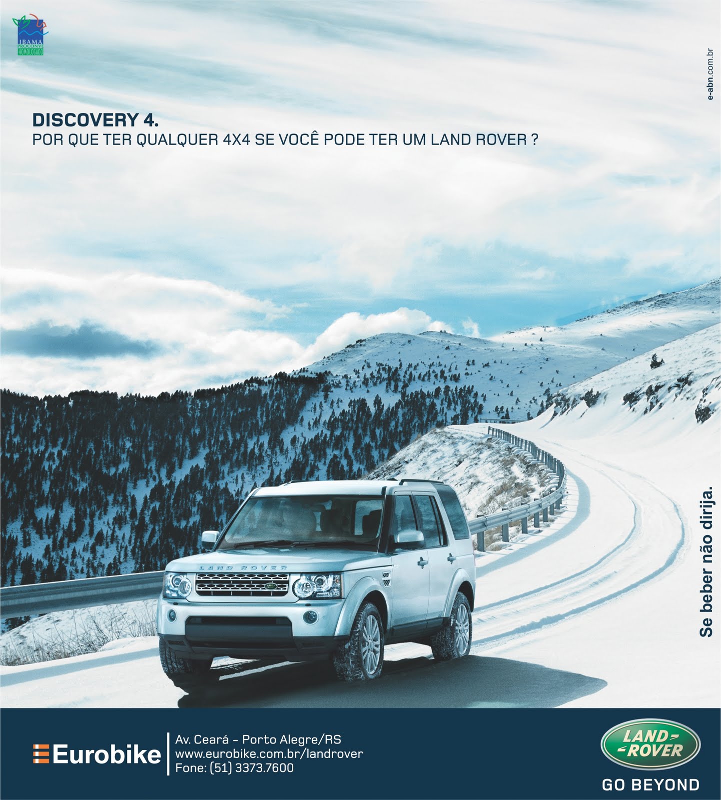 Portfólio T.Cabral: Anuncio Discovery 4 - Land Rover - Eurobike
