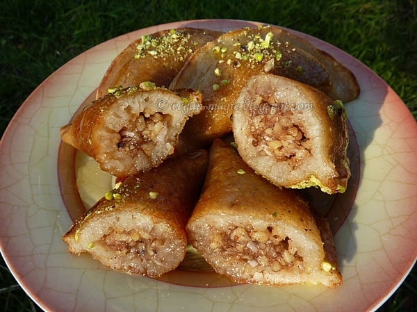 Qatayef (atayef, katayef, qata'if) « Vegan Recipes « Vegan Magic