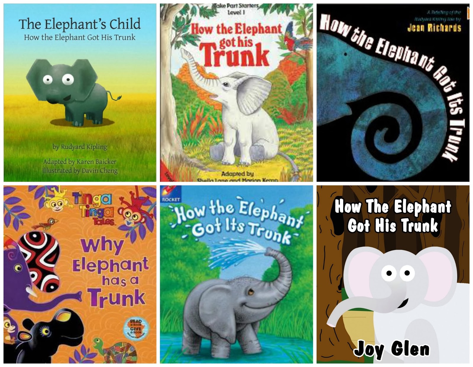 How the Elephant Got his Trunk - rubber boots and elf shoes