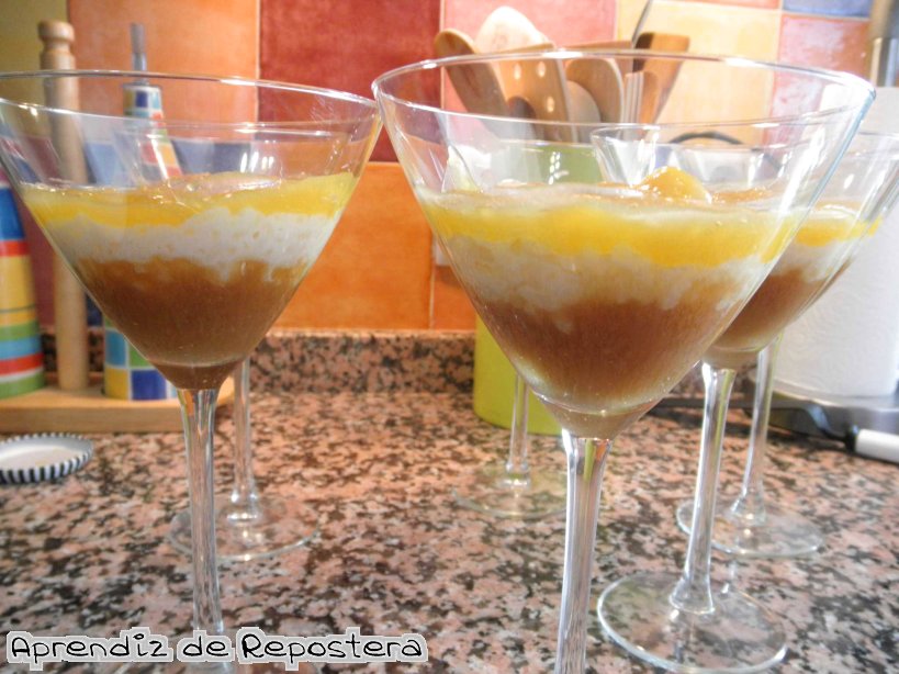 Aprendiz de Repostera: Copas de Arroz con Leche