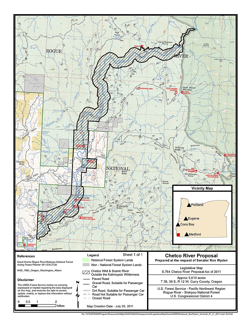 Save Our Chetco River: Maps