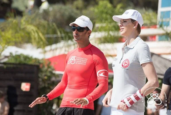 Princess Charlene attended the 2017 Water Safety Day