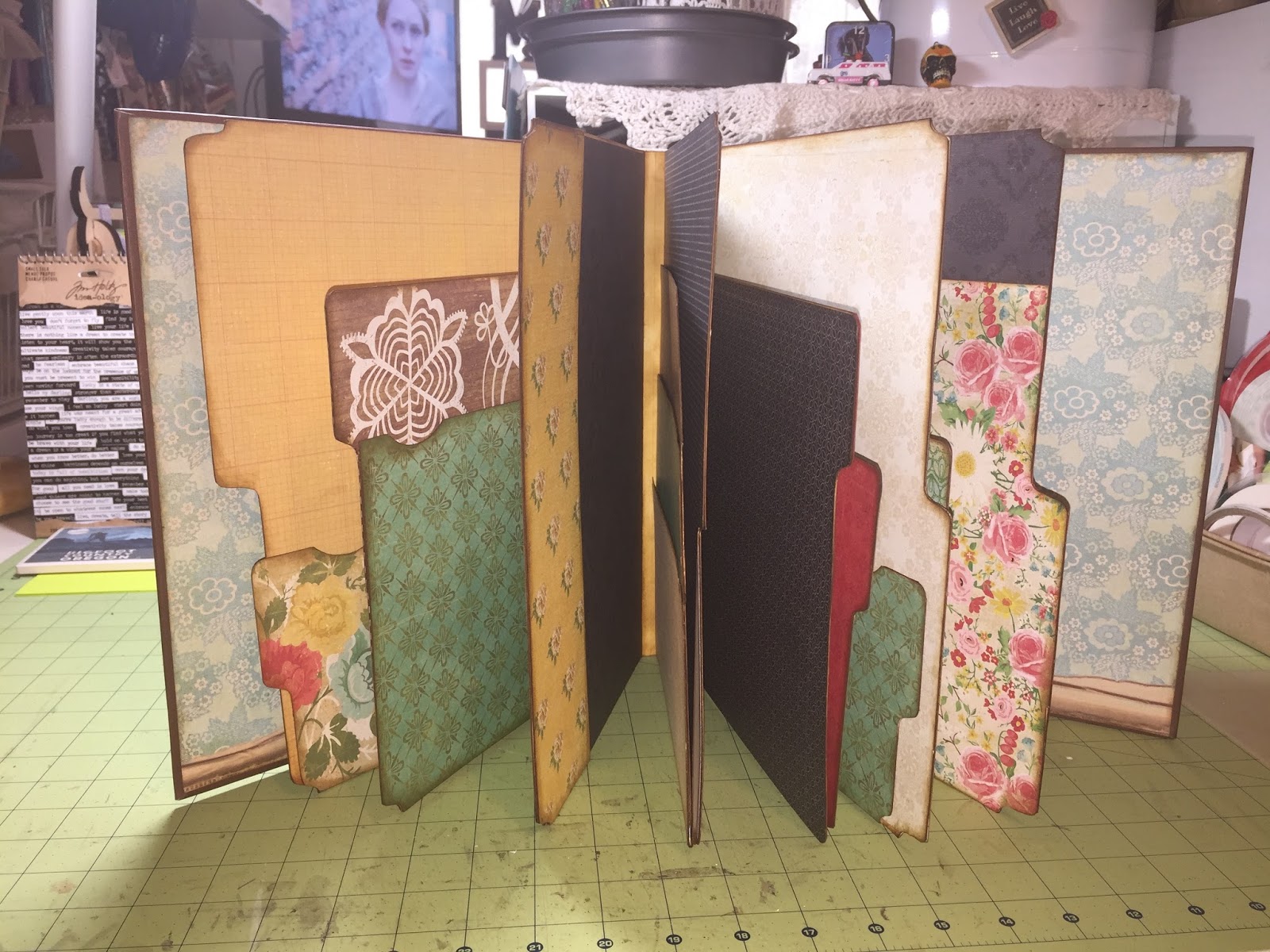 A Creative Operation: "Moments" File Folder Album, Part 2