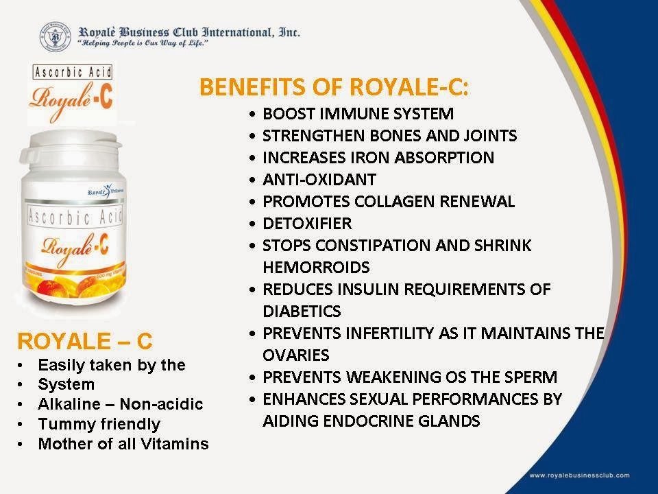 Royale Business Club by Ansel Ignacio: PRODUCTS OF ROYALE WITH ITS BENEFITS