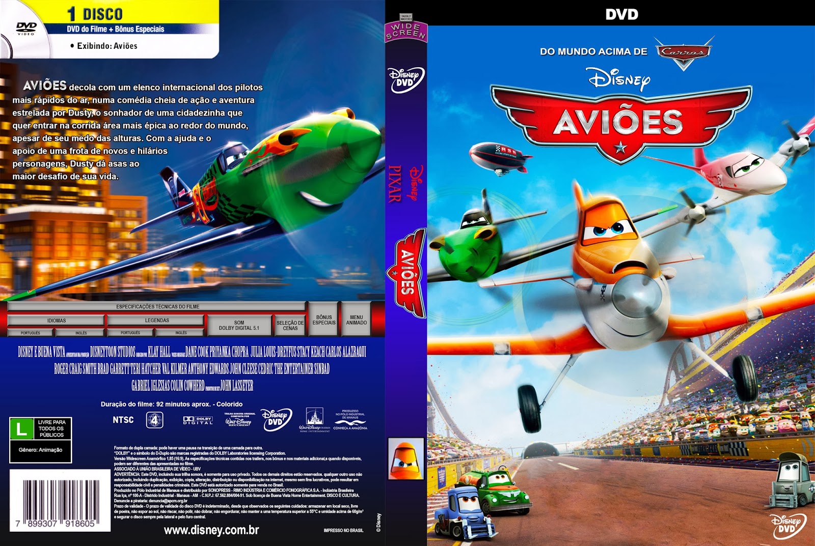 Aviões - DVD-R + CAPA | PARAIBA CAPAS