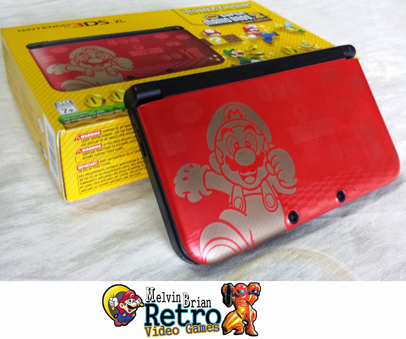 MelvinBrianRetroVideoGames: Nintendo 3DS XL - New Super Mario Bros. 2 ...