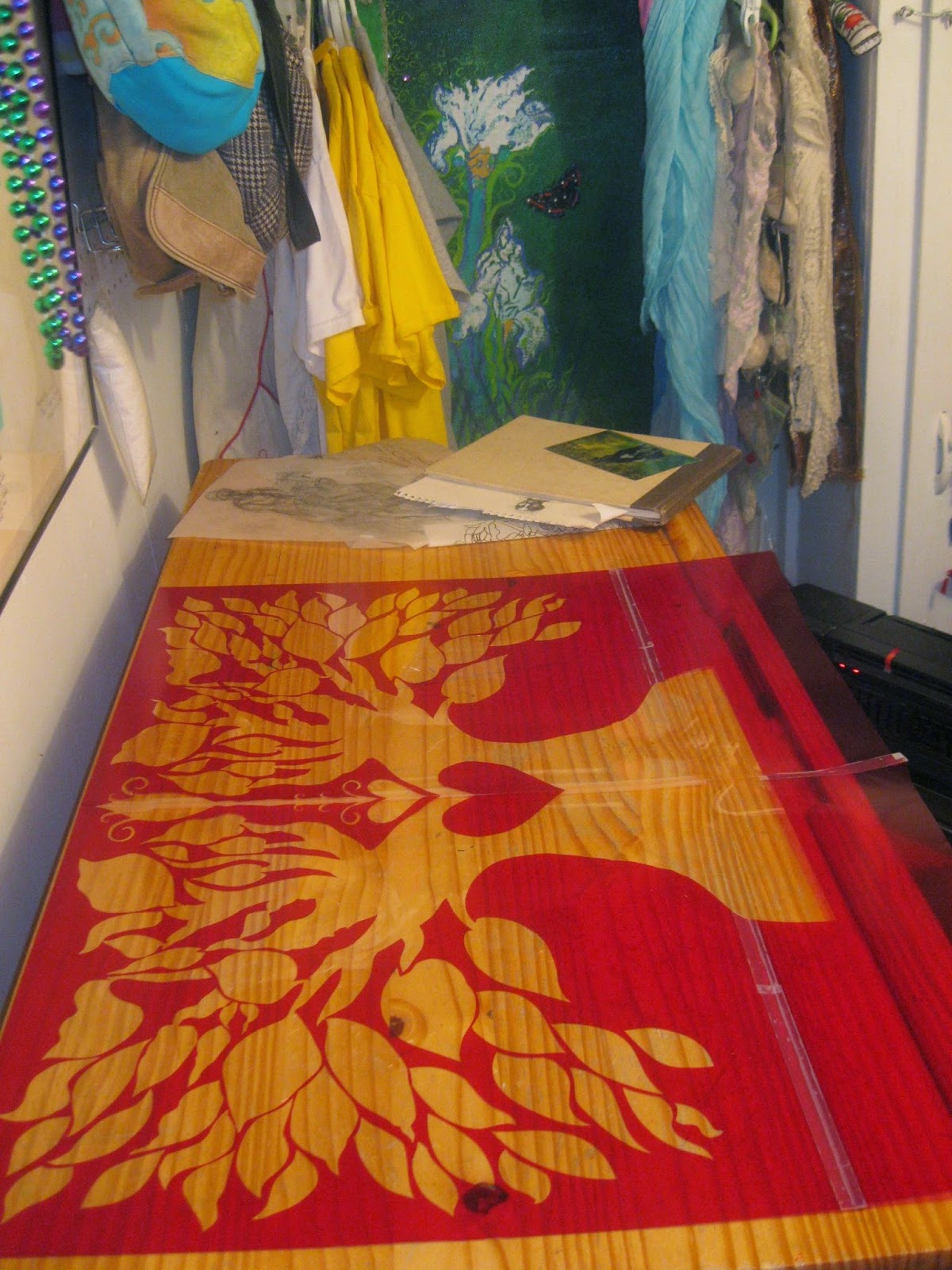 Cheryl Briard Illustrator: THE NEW FAMILY TREE - SILKSCREEN METHOD WITH ...