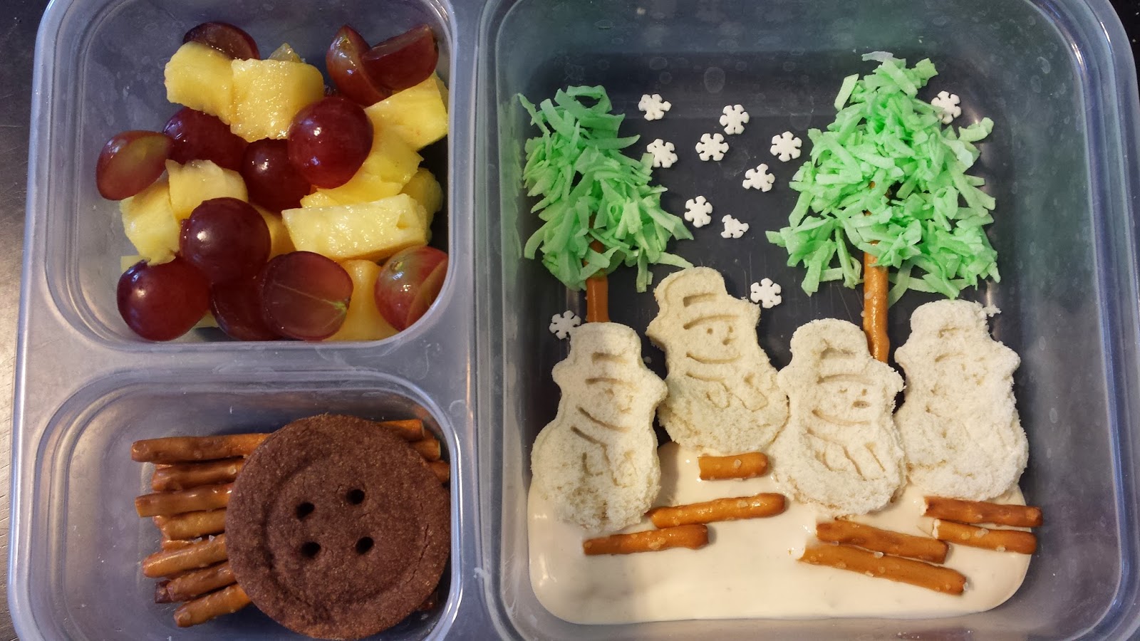 S Squared: 12.09.13 Snowman ski party inspired lunch