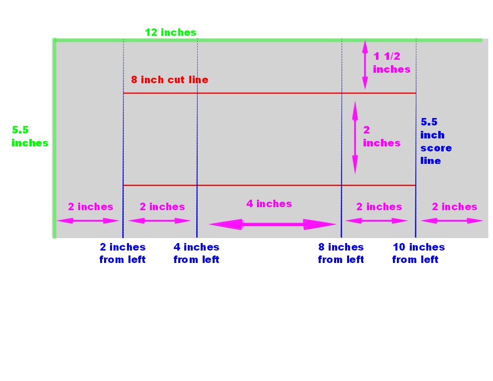 Paper Compulsions: Shutter card/step card measurements