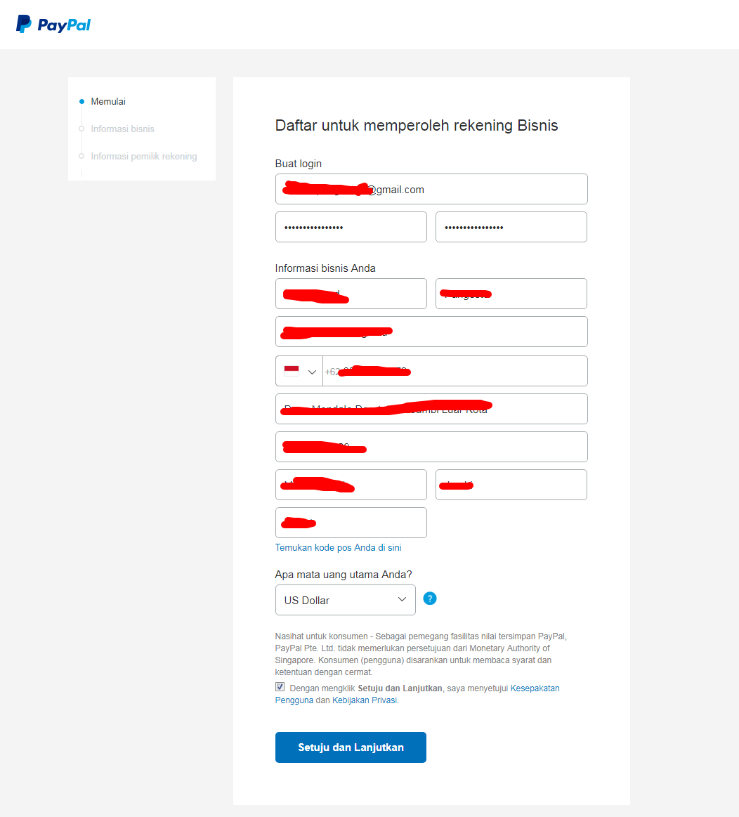 Cara Membuat Akun Paypal Untuk Menerima Pembayaran - BACA TERUS