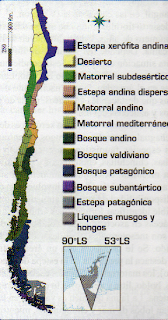 GEOGRAFIA DE CHILE: Mapa Climatico de Chile.