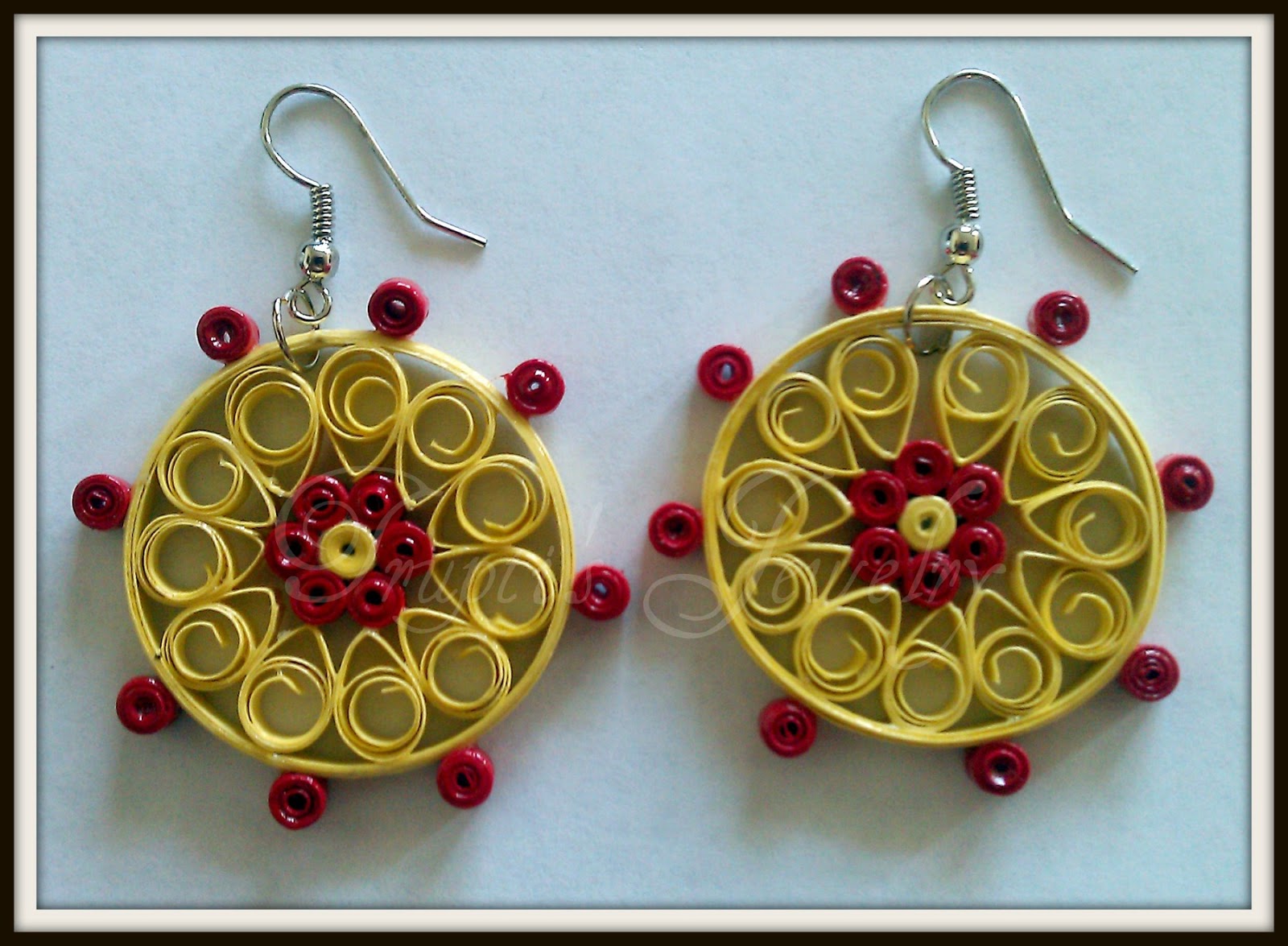 Trupti's Craft: New Ear Ring Designs.
