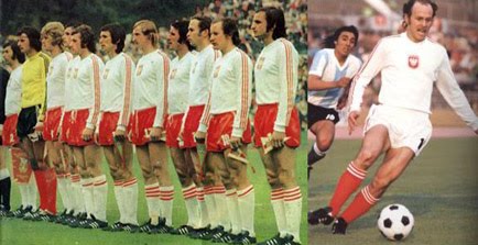 Football teams shirt and kits fan: Poland WC74 L.Sleeve kits