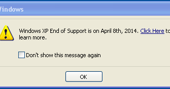 My Life, Universe and Everything: Windows XP End of Support