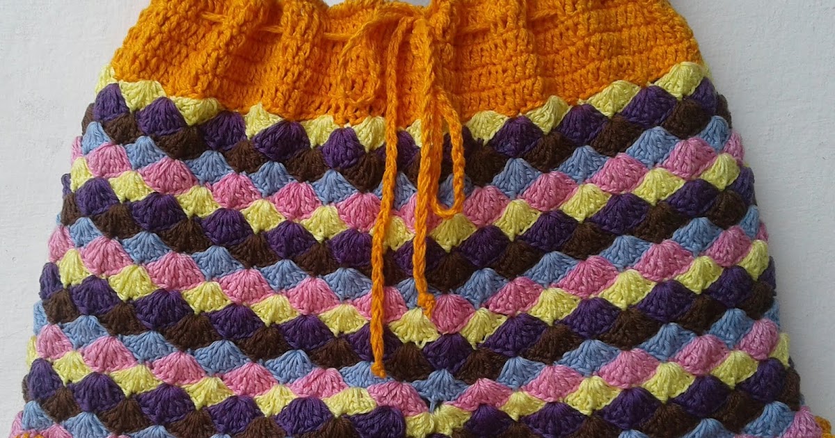 Lu Alves Crochê: SHORT DE CROCHÊ COLORIDO