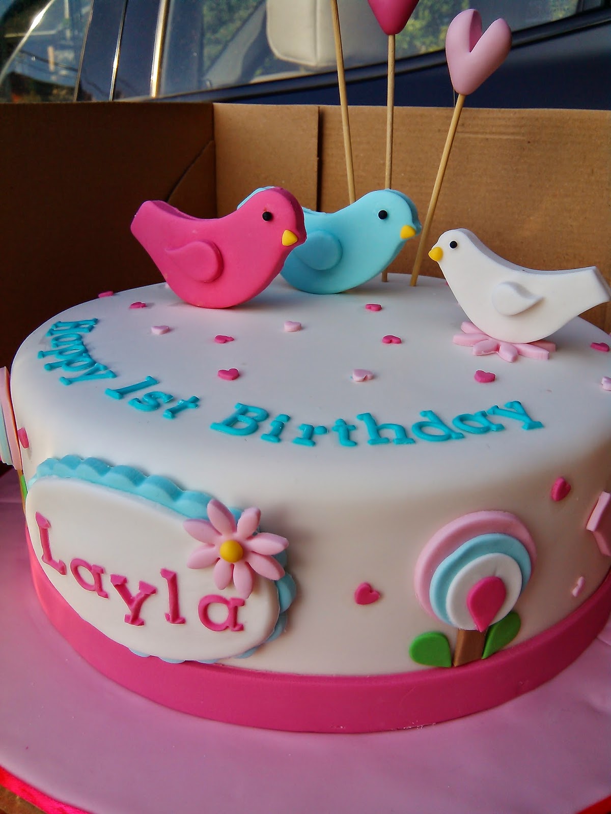 momatoye: Bird theme cake