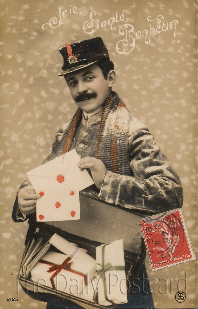 The Daily Postcard: French Postman