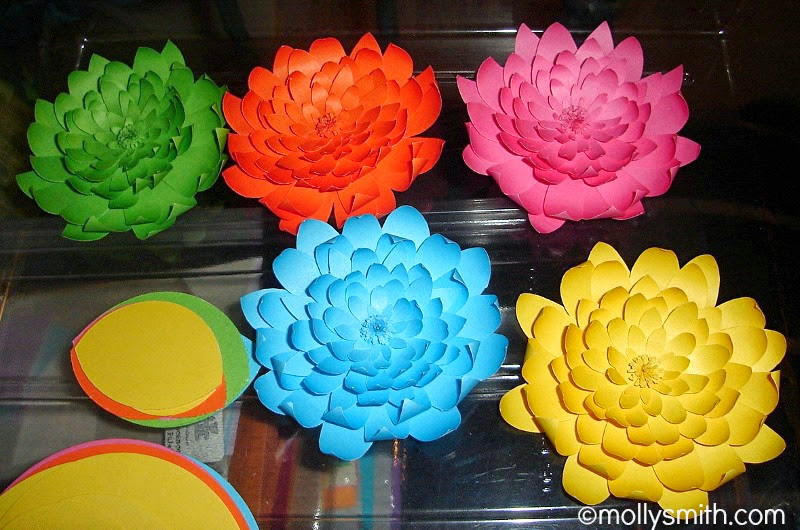 Molly Smith: Handmade Layered Paper Flowers