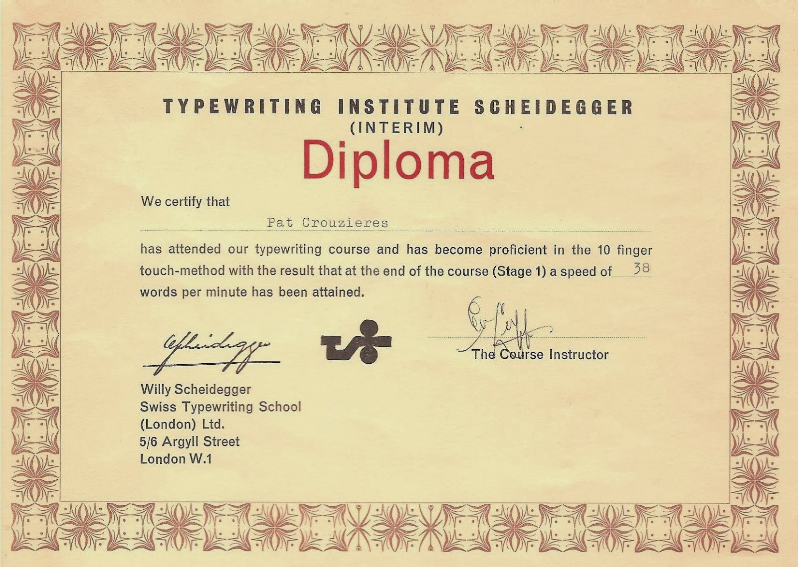 oz.Typewriter: Willy Scheidegger Typewriters, the Typomat and the 'Rwo ...