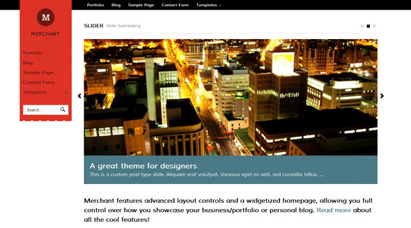 Free Download Merchant Theme From WooThemes