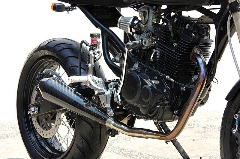 Honda GL 200 Tiger "The Black Bull" by StudioMotors - Lsr Bikes