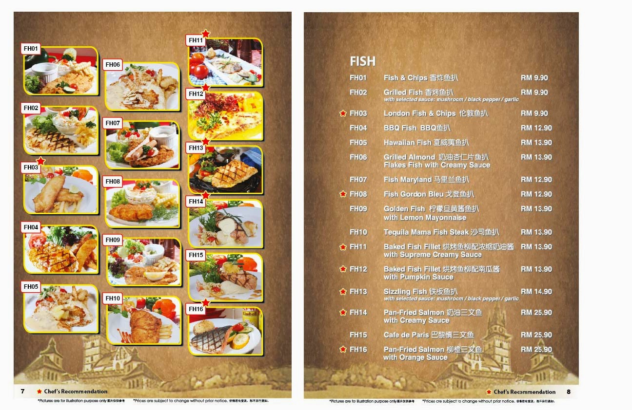 Little Castle Menu Batu Maung: Complete Menu clear & complete version
