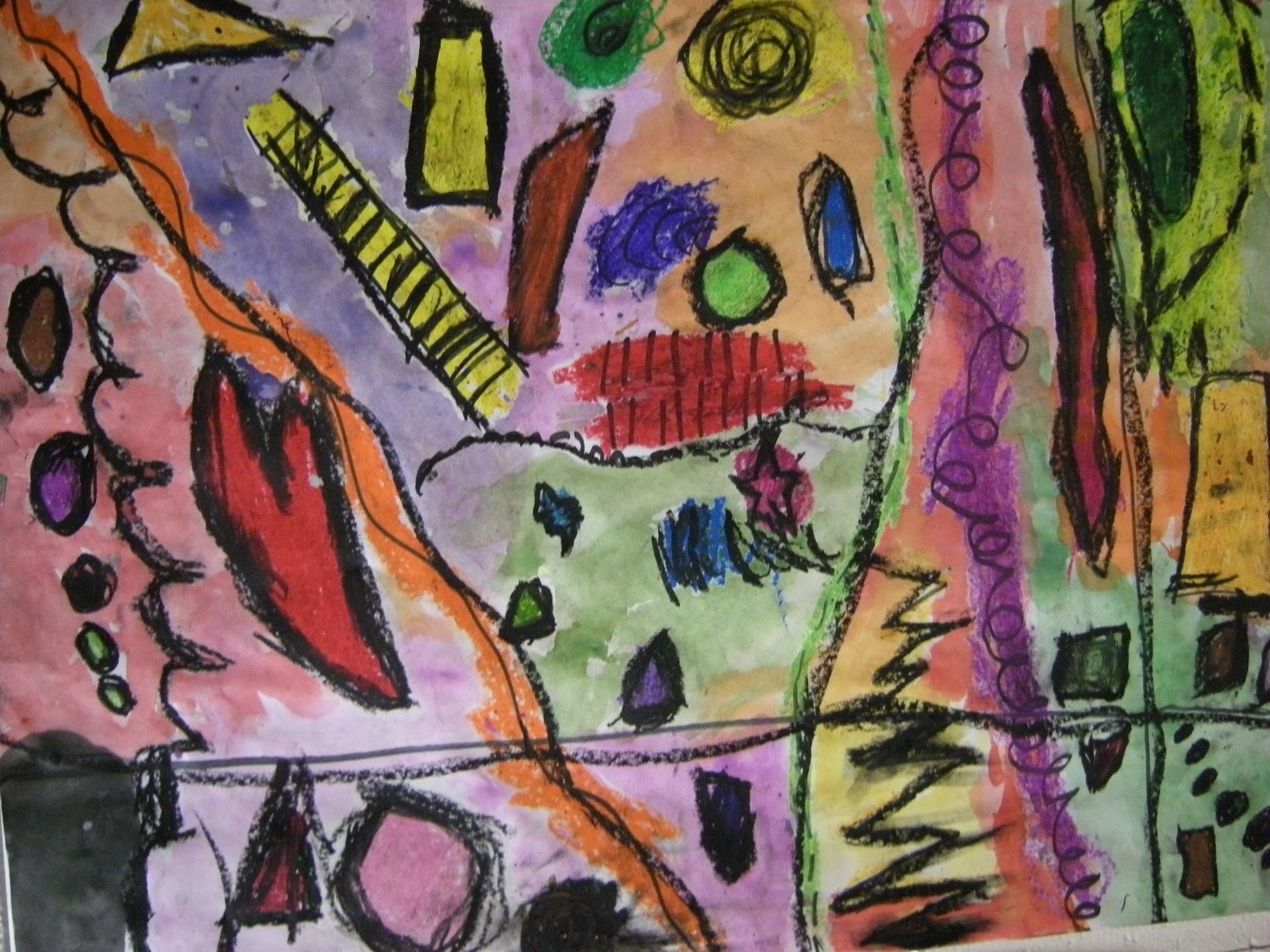 WHAT'S HAPPENING IN THE ART ROOM??: 1st Grade Kandinsky